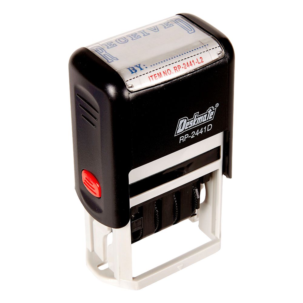Deskmate RP-2441D Self Inking Dater Stamp 4mm RECEIVED – owdirect.com.au