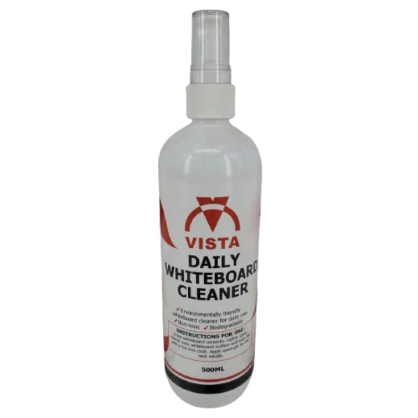 Vista Whiteboard Cleaning and Conditioning Fluid 500ml – owdirect.com.au