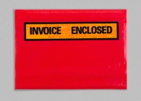 A5 Invoice Enclosed Envelopes 230 x 165mm Red Back Doculopes Box 1000 ...